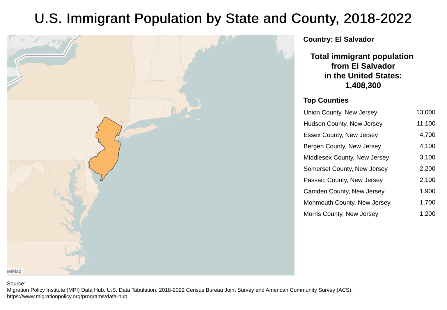Molina-MAP 2 Immigran Population by State and County -NJ - The Rutgers ...